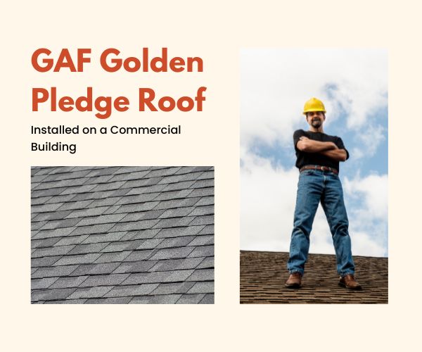 GAF Golden Pledge Roof Installed on a Commercial Building
